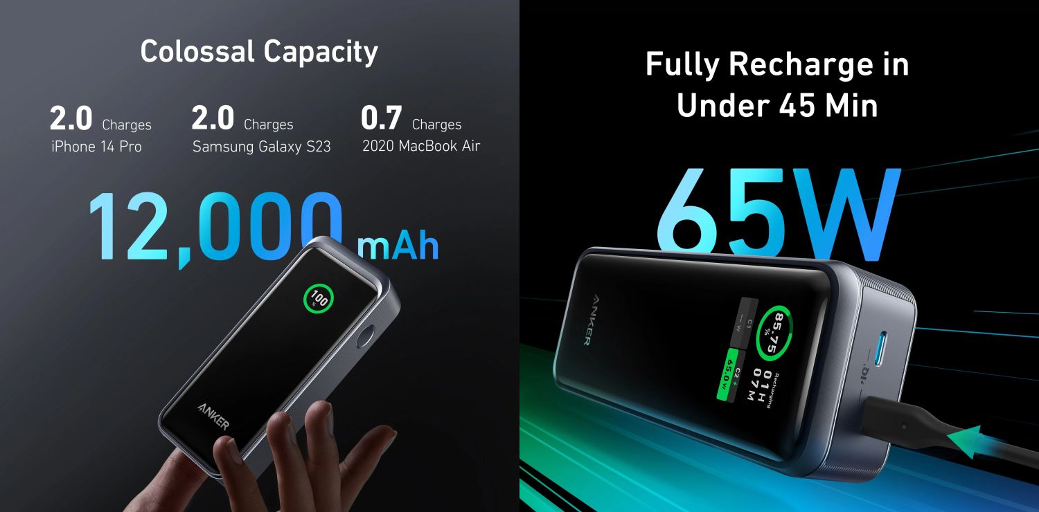 Anker Prime 12000mAh Power Bank - 130W Price in Bangladesh