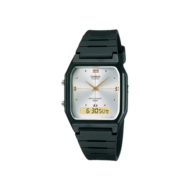 Casio Vintage AW-48HE-7AVDF Dual Time Resin Belt Unisex Watch Price in ...