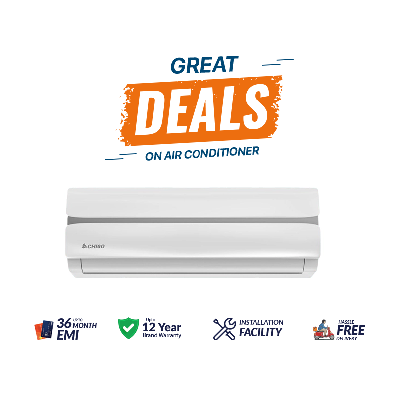 Chigo CS-35C3A-BD Non-Inverter Air-Conditioner - 1 Ton Price in Bangladesh