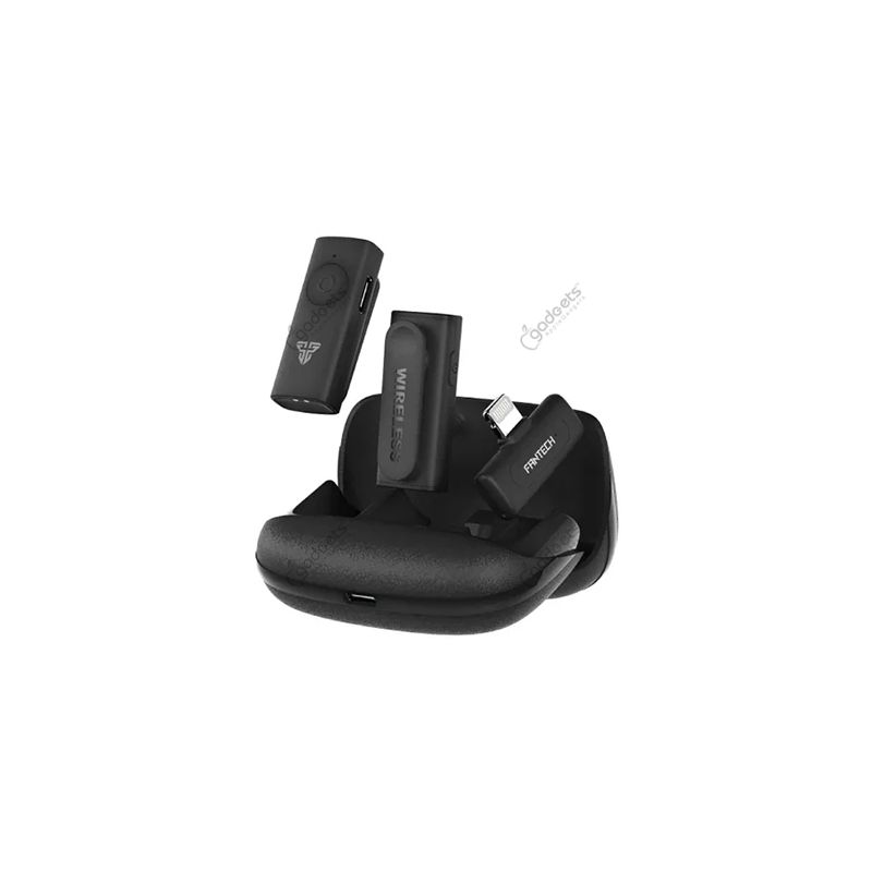 Fantech LEVIOSA AIR WMV21L Dual Mic Lightning Wireless Microphone Price ...