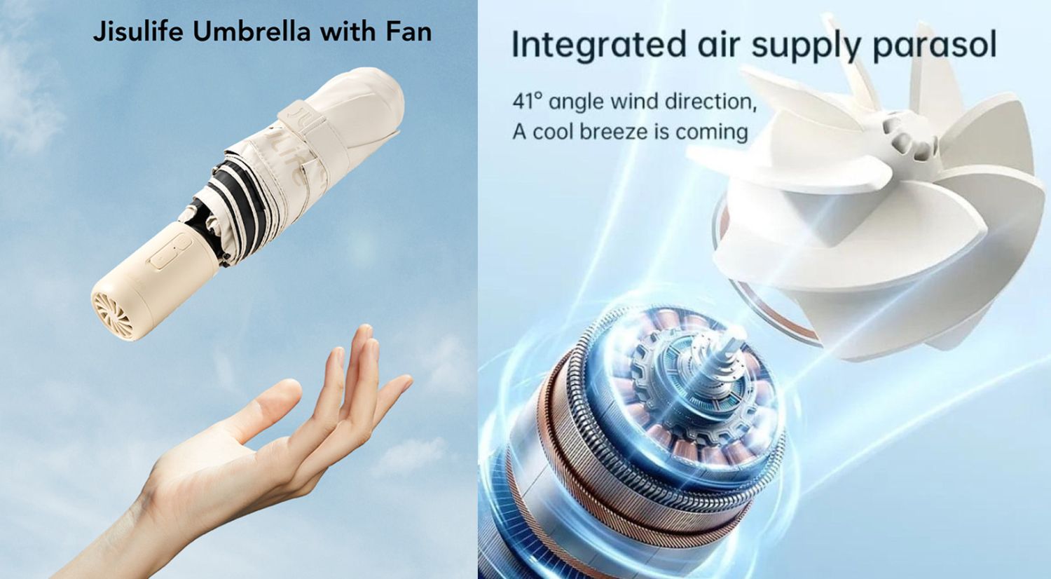 JISULIFE FA52 Umbrella With Cooling Fan price in Bangladesh