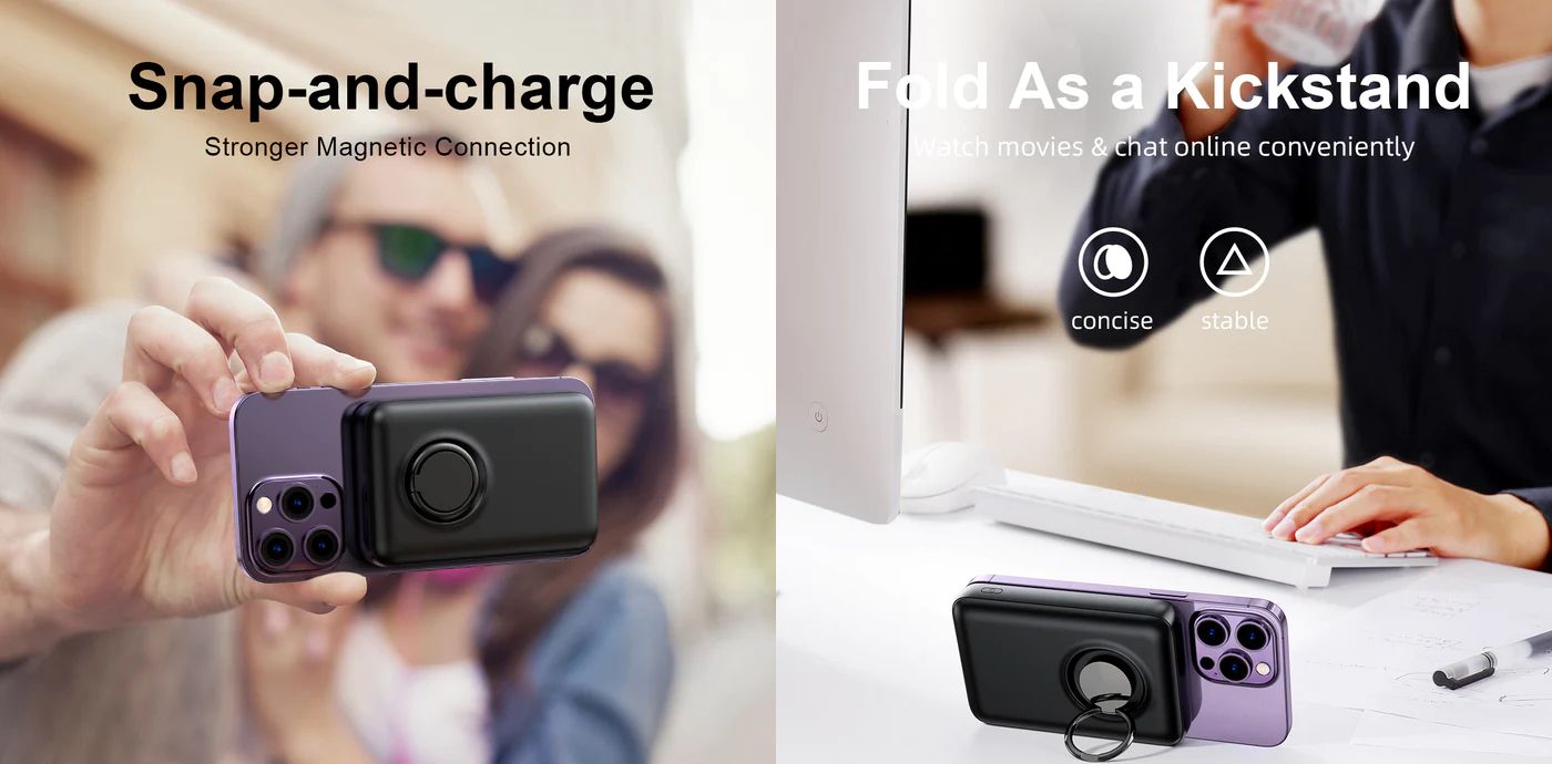 Joyroom 20W Mini Magnetische Wireless Powerbank 10000mAh Weiß (JR-W020)