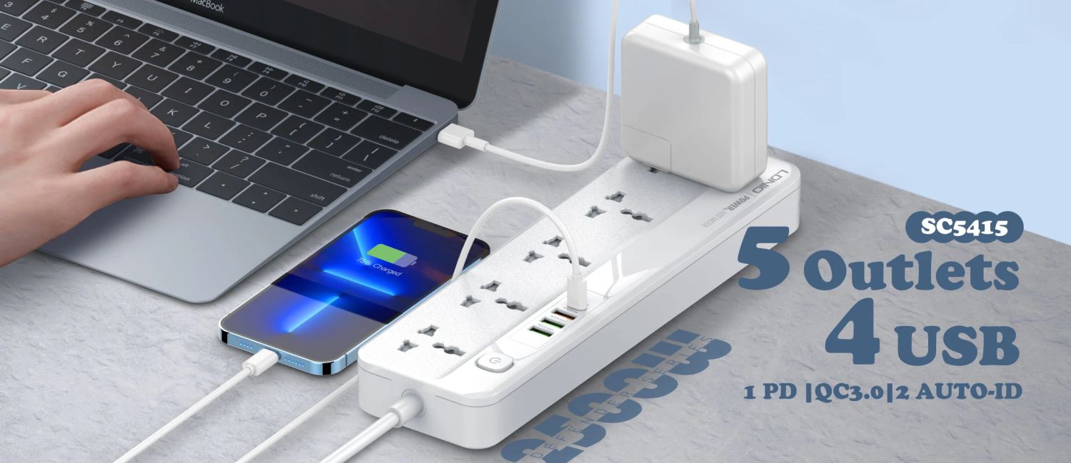 LDNIO SC5415 5 AC Universal Power Strip price in Bangladesh