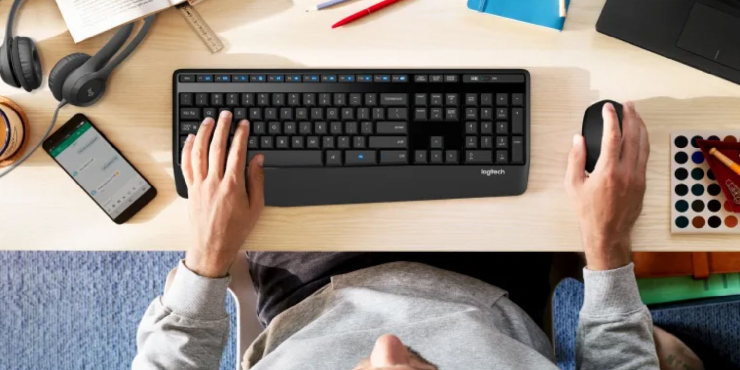 Logitech MK345 Wireless Keyboard and Mouse Combo
