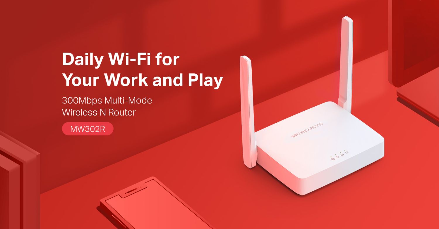 Mercusys MW302R 300Mbps Multi-Mode Wireless N Router Price in Bangladesh