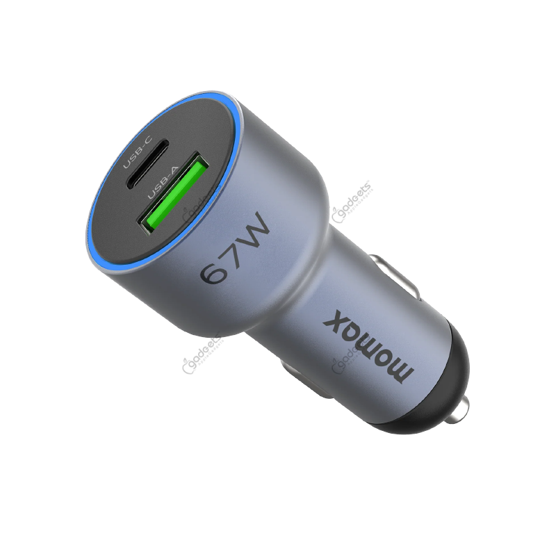 Momax UC16 MoVe Dual Port Car Charger - 67W Price in Bangladesh