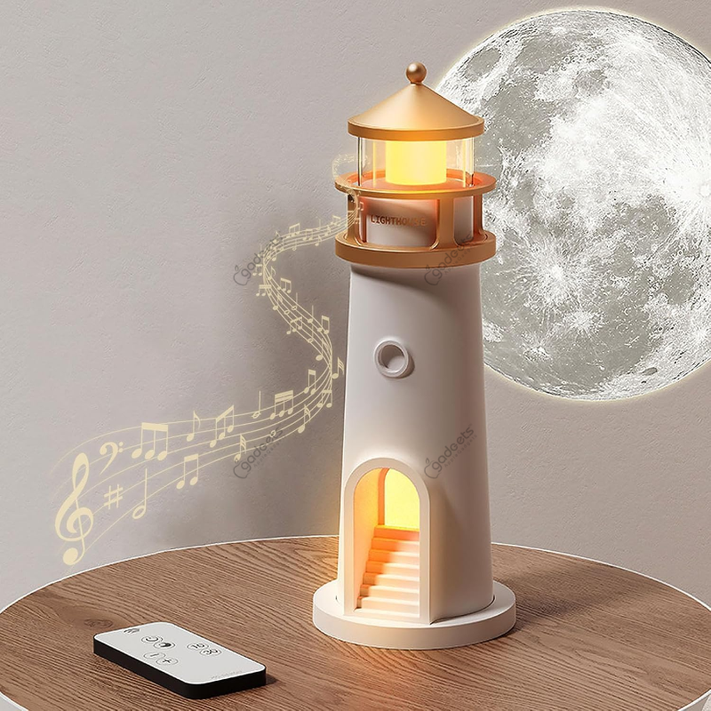 Moon Lamp Projection Lighthouse Lamps with Remote Control Price in ...