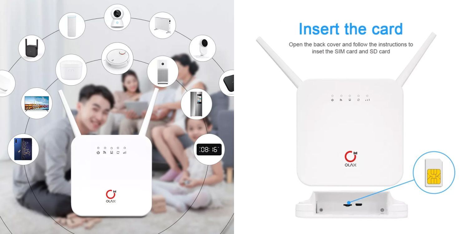 OLAX AX6 Pro 4G LTE WiFi Router With Sim Card Slot price in Bangladesh