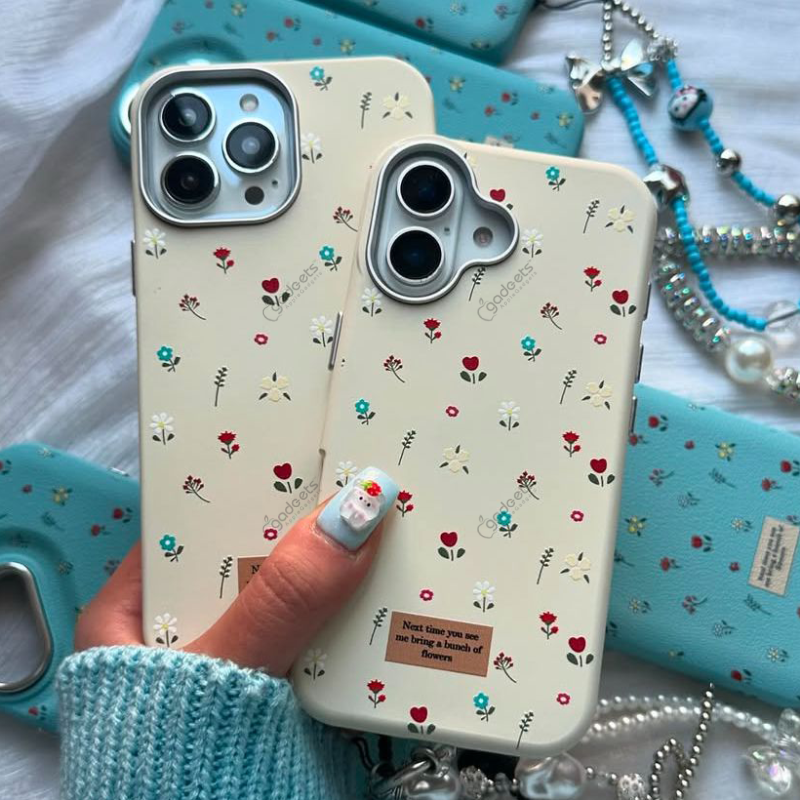 Premium Texture Flowers Case for iPhone Price in Bangladesh