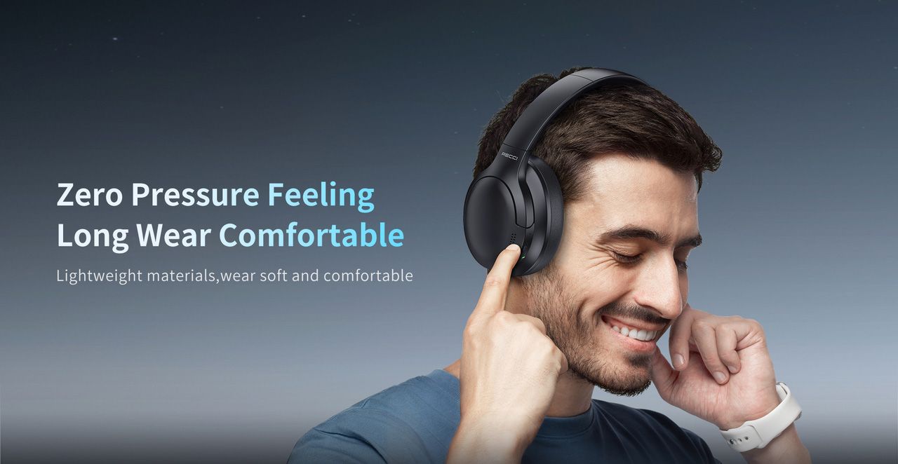 Recci REP-W59 ANC BARON SERIES Bluetooth Headsets Price in Bangladesh