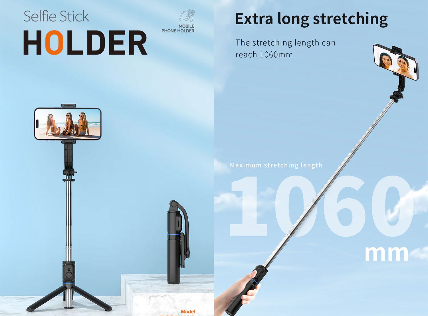 Recci RSS-W03 Holder Selfie Stick Price in Bangladesh