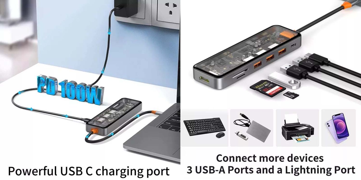 WiWU Cyber Hub 7 in 1 USB-C Dock price in Bangladesh