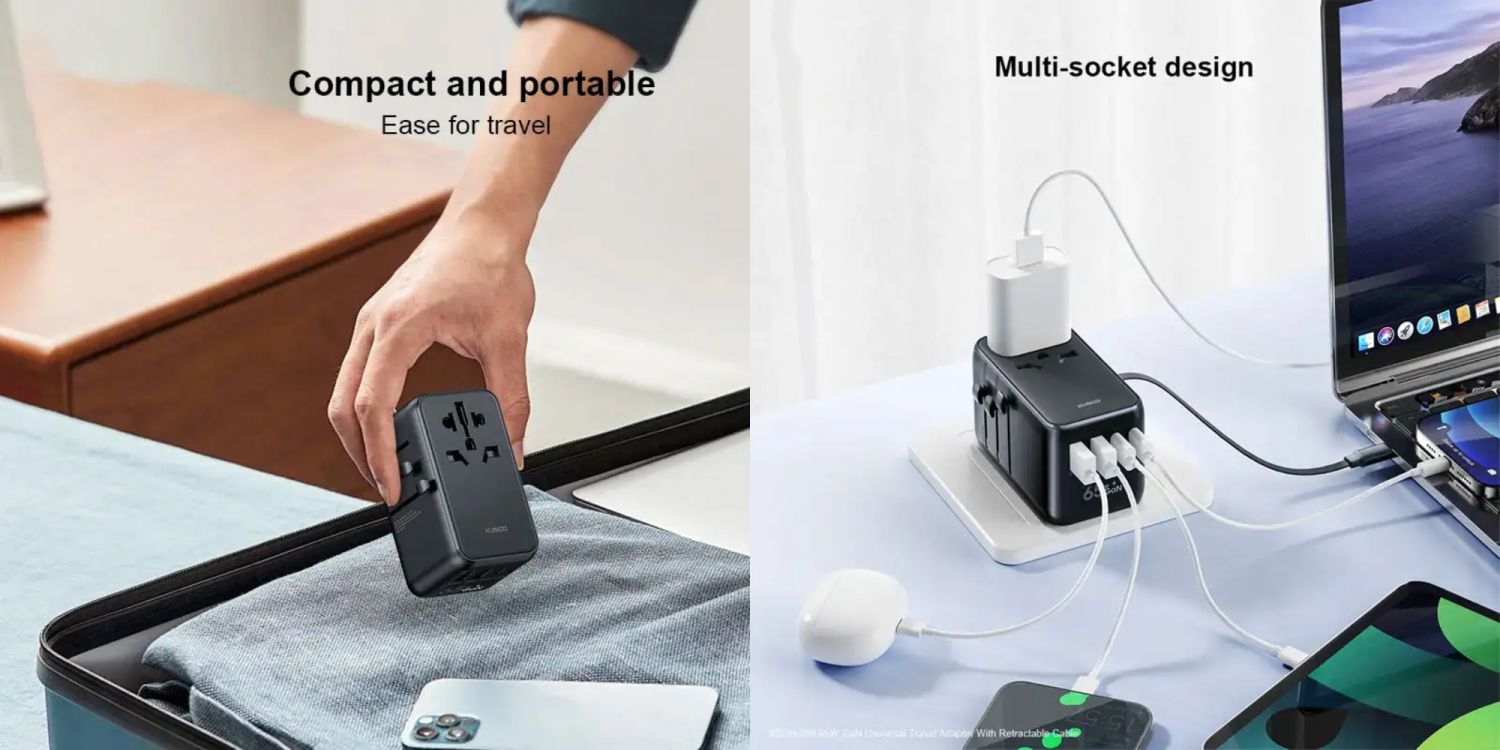 XUNDD XDCH-090 GaN Universal Travel Adapter - 65W Price in Bangladesh